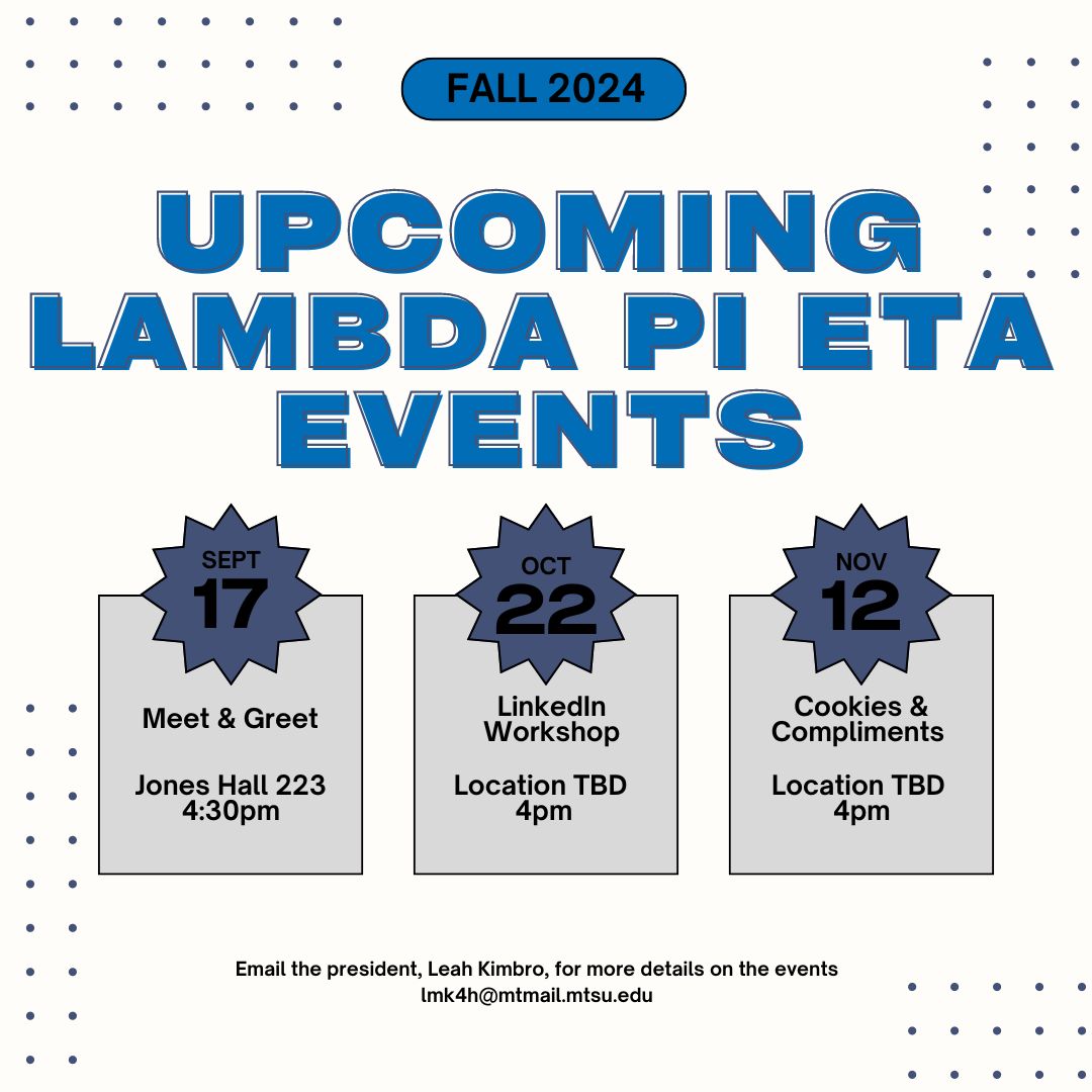 Lambda Pi Eta – Department of Communication Studies